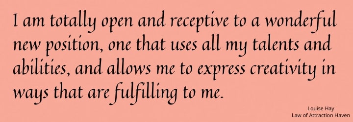 Louise Hay Affirmations Career